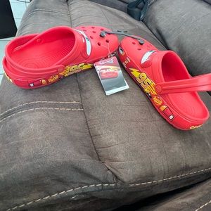 CROCS | Shoes | Crocs Lights Lightning Mcqueen Unisex Men6women 8 New ...